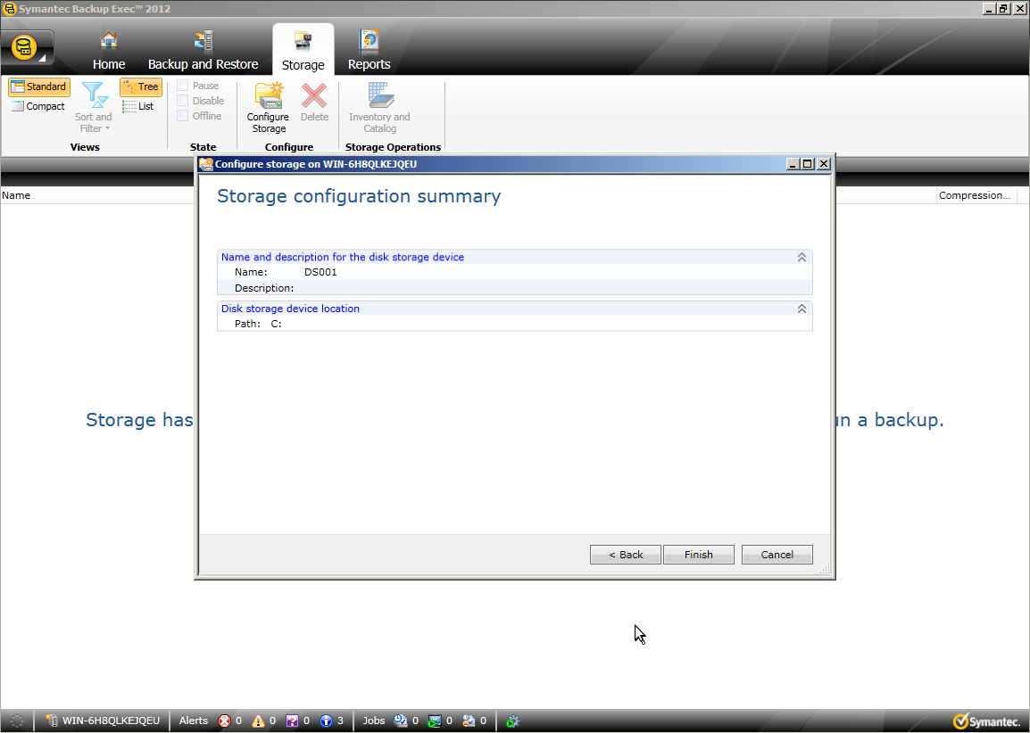 How to run BackUp Exec 2012 with DSS V7 - Open-E :: Knowledgebase, Knowledge Database